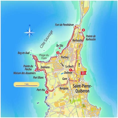 Haut 57 Imagen Carte Quiberon Fr Thptnganamst Edu Vn