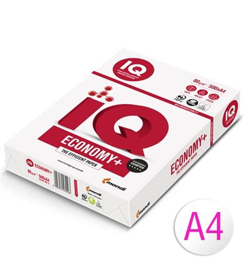 IQ ECONOMY PLUS A4 80g KASPA.CZ vše pro kancelář