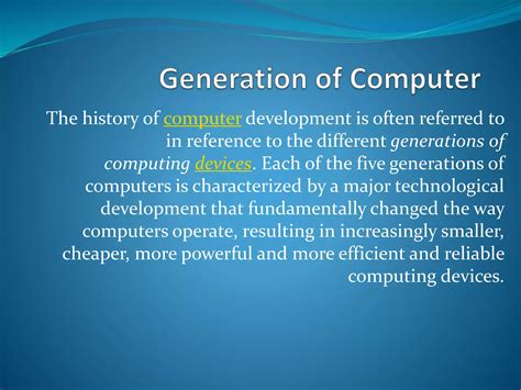 Generation Of Comnputer Pptx