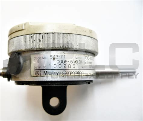 Mitutoyo 543 111 Digimatic Indicator 12 7 01mm Idc 1012e Plc Toolbox Supply