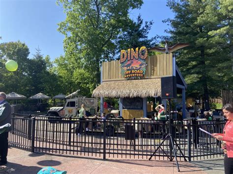 See Six Flags New Englands New Ride Dino Off Road Adventure