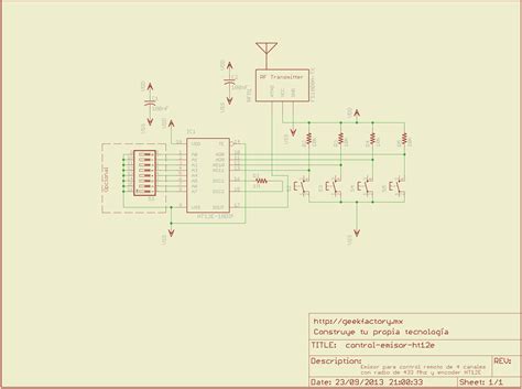 Proyecto De Radio Control Sencillo A 433 Mhz