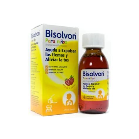 Bisolvon Bromhexina NiÑos Jarabe X120 Ml Droguería Kafer Compra