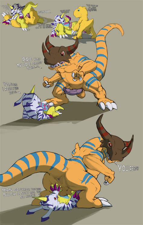 Rule 34 2boys Agumon Anal Anus Ass Balls Ceratosaur Ceratosaurid