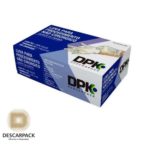 Luva de Procedimento Látex c DESCARPACK Shopee Brasil