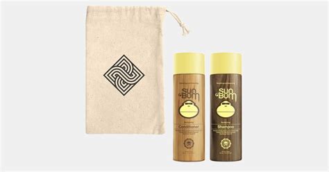 Sun Bumr Revitalizing Shampoo And Conditioner Travel Kit With Your Logo