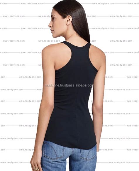 Wholesale Womens Plain White Workout Gym String Stringer Muscle Tank