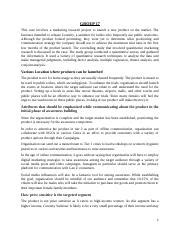 GROUP 17 RM Assignment Docx GROUP 17 This Case Involves A Marketing