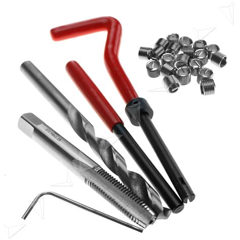 Metric Thread Repair Insert Kit M8125 Helicoil Car Pro Coil Tool
