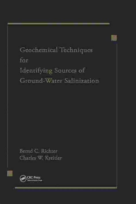 [pdf] Geochemical Techniques For Identifying Sources Of Ground Water Salinization By Charles W
