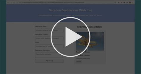 vacation destination project javascript part 1 basic javascript