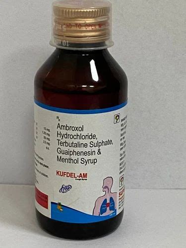 Ambroxol Hydrochloride Terbutaline Sulphate Guaiphenesin And Menthol Syrup At ₹ 78 Bottle In Baddi