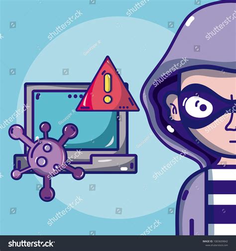 Hacker Symbols Cartoons 스톡 벡터로열티 프리 1083609842 Shutterstock