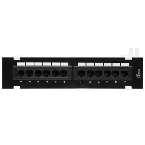 New Cat5e Mini Patch Panel 110 Type 12 Port California Cables
