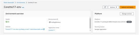 Using The Elastic Beanstalk Environment Management Console Aws Elastic Beanstalk