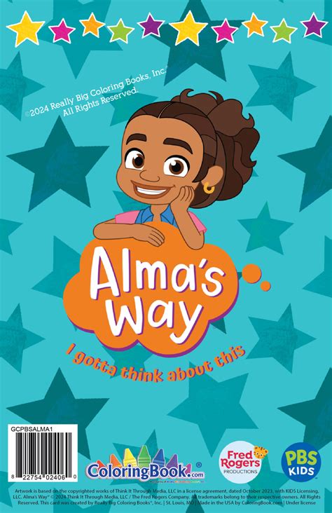 Almas Way Greeting Card Hola Really Big Coloring