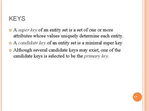 ENTITY RELATIONSHIP DIAGRAM 1 BASIC CONCEPTS Entity The