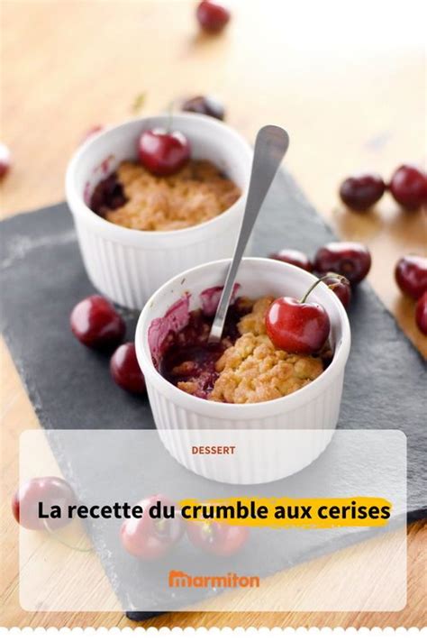Marmiton Crumble Aux Cerises Golfco56polpart