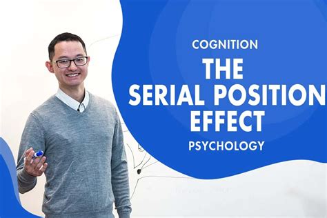 The Serial Position Effect Mcat Psychology Medschoolcoach