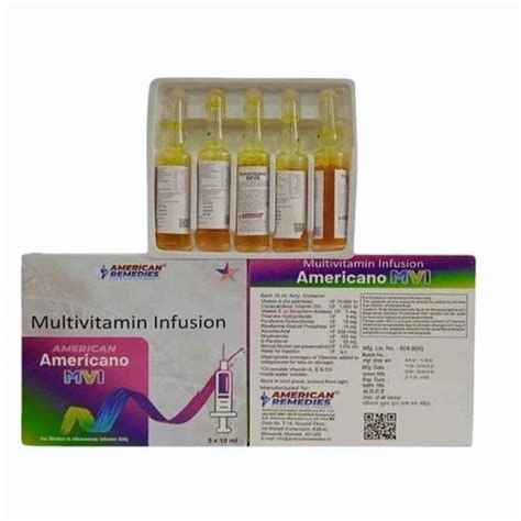 Americano Mvi Inj Multivitamin Injection At ₹ 100 Vial Mvi Injection In Nagpur Id