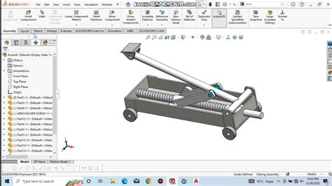 Manual Jack Assembly In Solidworks Youtube