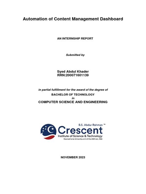 Internship Report Front Page Syed Pdf Computer File Cloud Computing