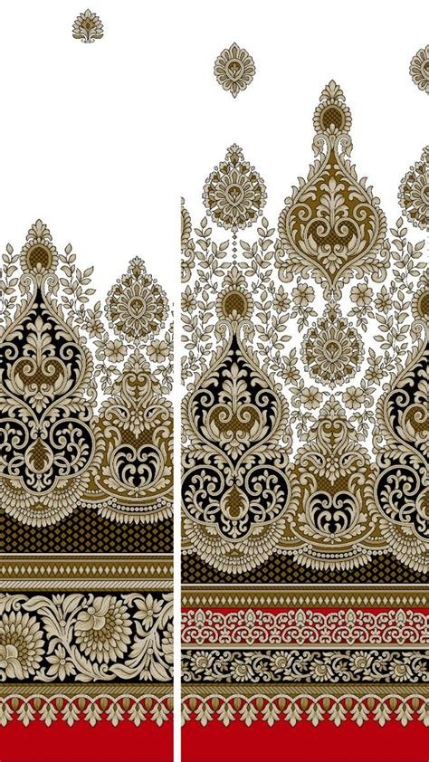 Pin By Nazmul Huda On Boder Design Pattern Art Flower Pattern Drawing Print Design Art