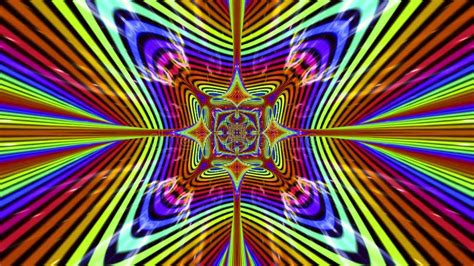Abstract Loop Animation With Colorful Movements And Back And Forth