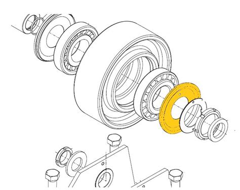 Cifa Mixer Drum Roller Assembly Junk Ring Thompsons E Parts