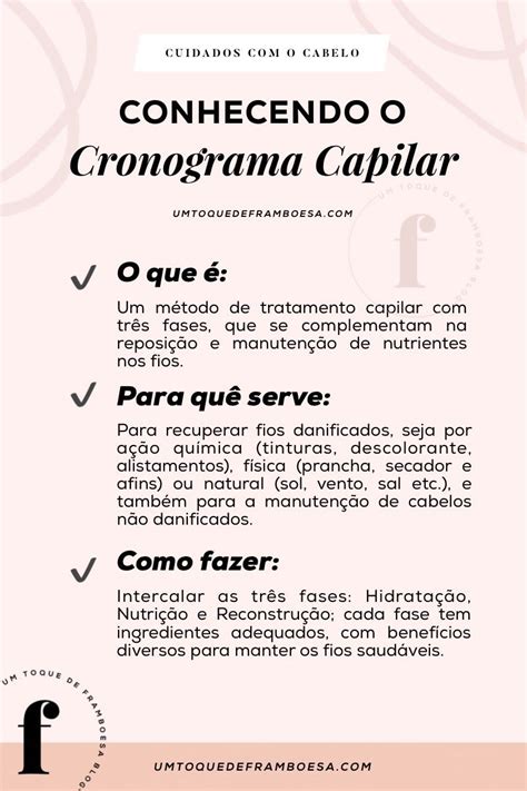 O Cronograma Capilar Recuperando Cabelos Danificados Artofit