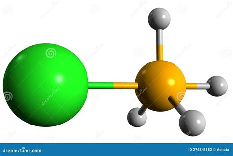 Ammonium Chloride Molecule Molecular Structures Sal Ammoniac 3d