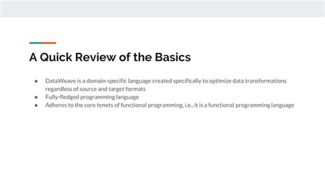 Data Weave 20 Advanced Recursion Pattern Matching Pptx