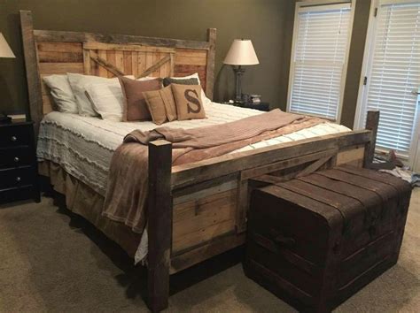 King Size Pallet Bed Master Bedrooms Decor Bed Pallet Bed