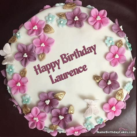 Happy Birthday Laurence Cakes Cards Wishes