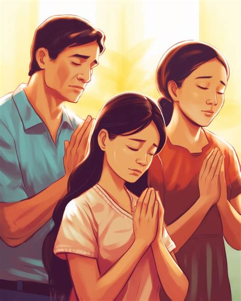 Nagdadasal Na Pamilya