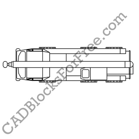 Crane Free AutoCAD Block In DWG