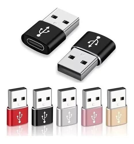Adaptador Usb Tipo C F Mea Para Usb Macho Dados Otg Mercadolivre