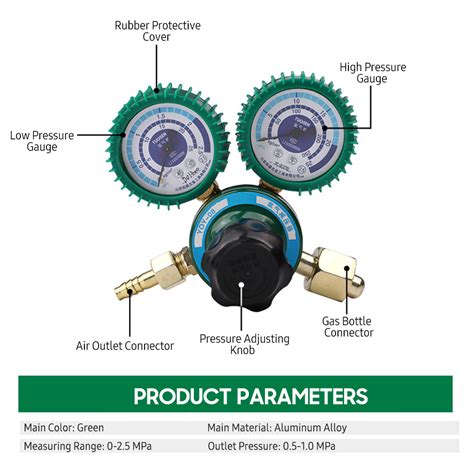 Kkmoon Yqy 08 Oxygen Pressure Regulator Welding Ga Grandado