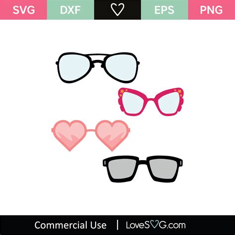 Glasses Svg Cut File