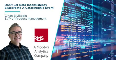 Rms On Linkedin Dont Let Data Inconsistency Exacerbate A Catastrophic