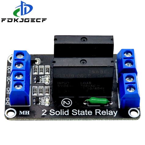 Mô Đun Rơ Le 5v 2 Kênh Ssr G3mb 202p 240v 2a Cho Arduino 2 Chiều Shopee Việt Nam