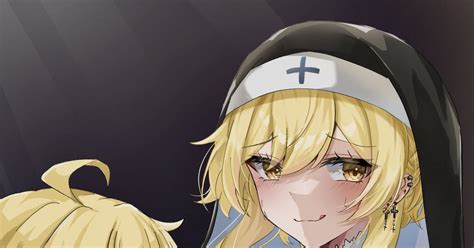 蛍原神 シスター蛍と神父空 れんのイラスト Pixiv
