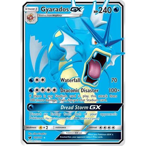 Gyarados Gx Full Art 101111 Sm Crimson Invasion Sm04 Hobby