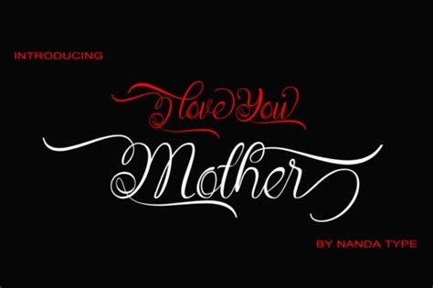 Mother Script Font Free Font