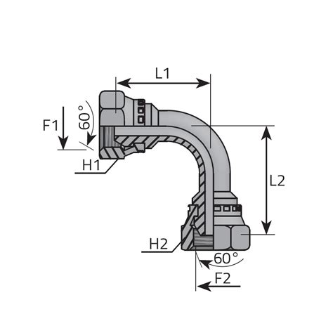 90° Adapter Swivel Female Bspp Swivel Female Bspp Adapters Hydrabuy