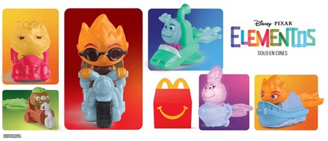 Cajita Feliz McDonalds Elementos Juguete De Elementos Gratis En La