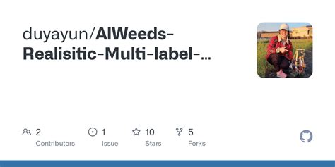 Github Duyayun Aiweeds Realisitic Multi Label Weed Dataset And Deep