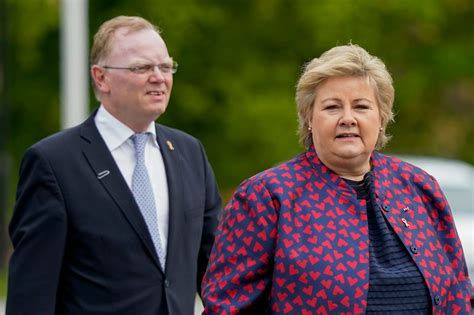 Erna Solberg Høyre Erna Solberg Planlegger å Bo Uten Sindre Finnes I Statsministerboligen