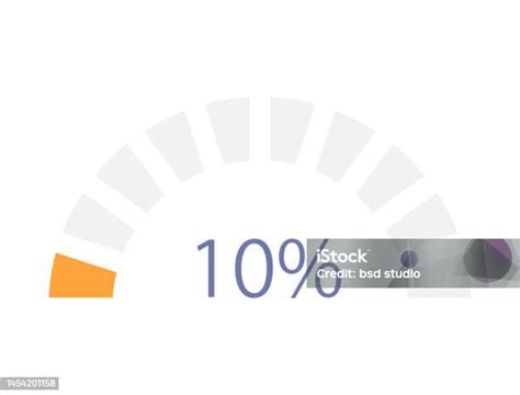 Modello Di Grafico Infografico A Semicerchio Segmentato Immagini Vettoriali Stock E Altre