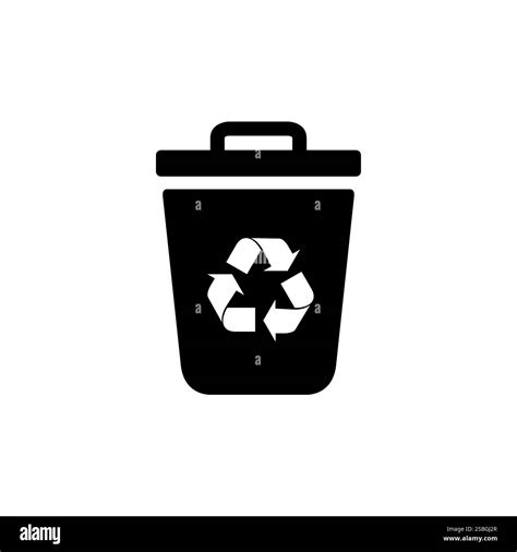 Recycle Bin Icon Trash Can Icon Vector Illustration Stock Vector Image